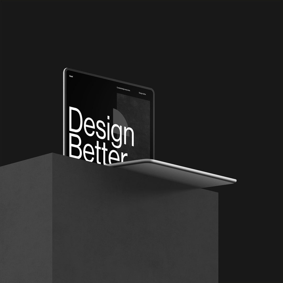 Laptop PSD Mockup – Staple